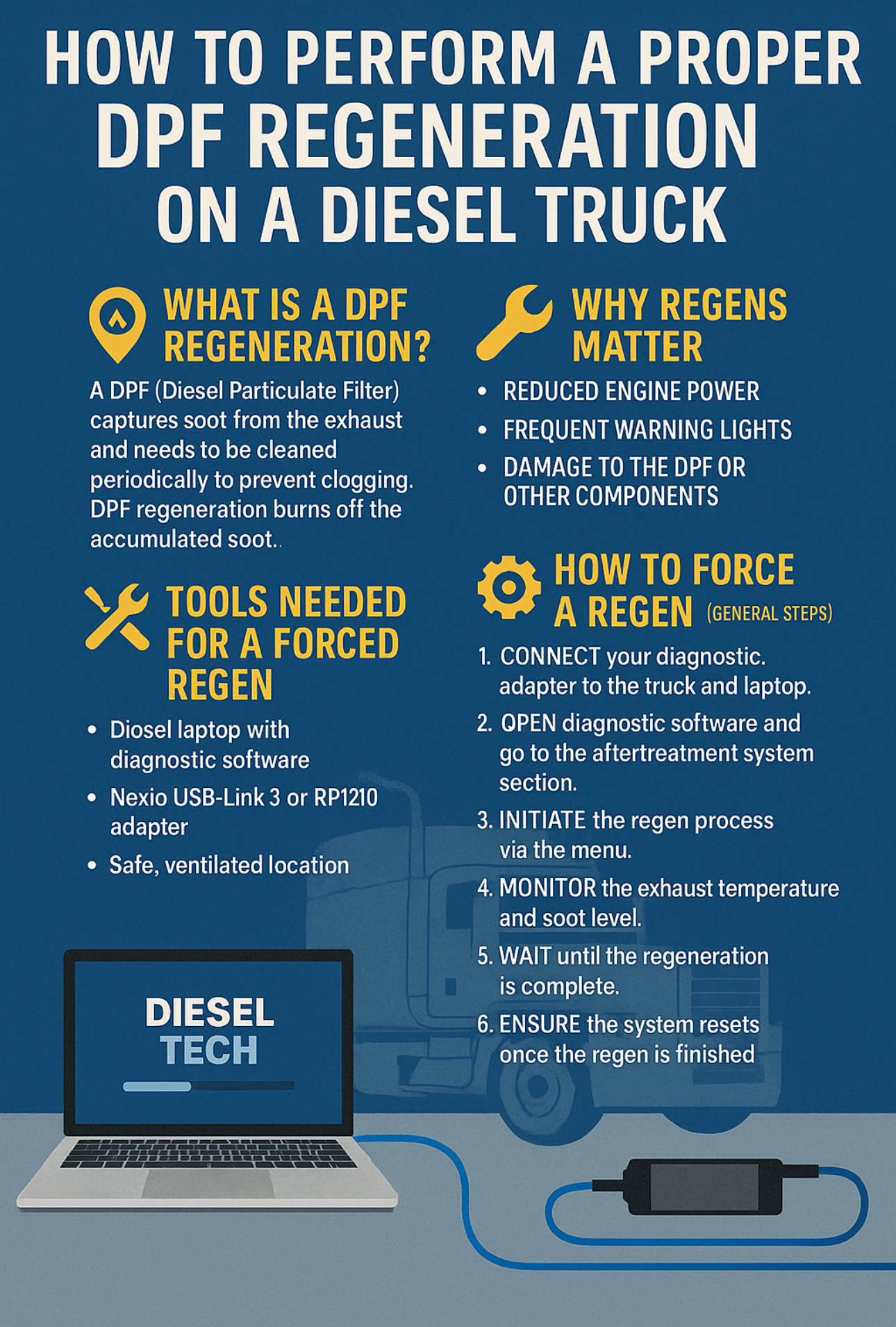 How to Perform a Proper DPF Regeneration on a Diesel Truck – DieselScanners
